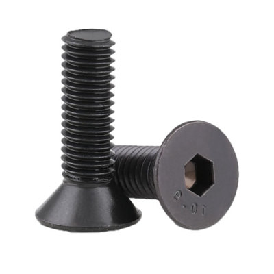M3 x 12mm Socket Countersunk Screws Hex Allen Screw Bolts 10.9 High ...