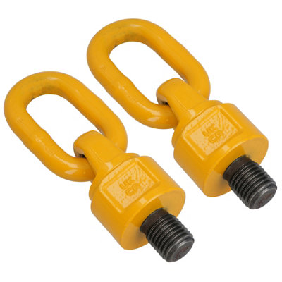 M30 x 35mm Swivel Rotating Lifting Point Eye Bolt With Ring 5.3 Ton ...