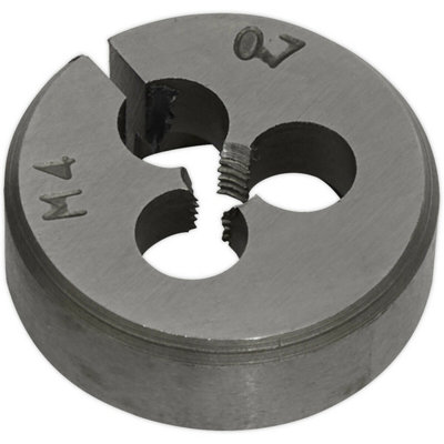 M4 x 0.7mm Metric Split Die - Premium Steel Threading Tool with Storage ...