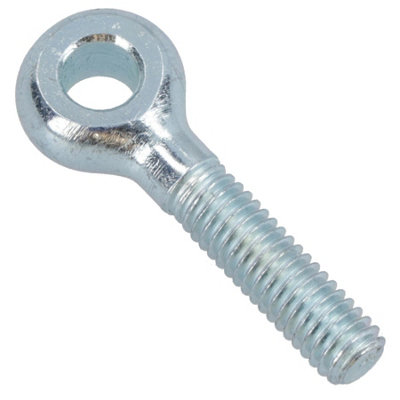 M5 25mm Eye Bolt Single Bolt Zinc Plated Threaded Rings DIN444 Catenary ...