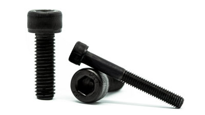 M5 (5mm x 10mm) - Pack of 50 - ISO 4762 - Black High Tensile 12.9 Cap ...