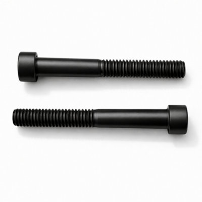 M5 (5mm x 45mm) - Pack of 100 - ISO 4762 - Black Zinc Flake 8.8 Allen ...