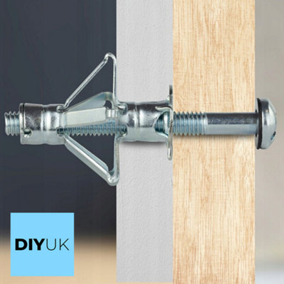 M5 x 37mm Hollow Wall Anchor ( Pack of: 10 ) Plasterboard Fixings ...