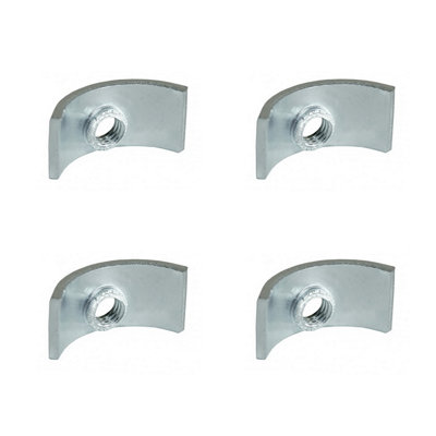 M6 6mm Replacement Threaded Half Moon Mini Luna Washers Nuts Bunk Beds ...