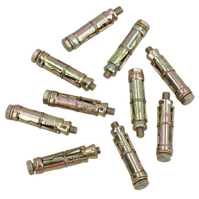 M6 6mm x 50mm Expansion Rawl Bolt for Masonry Sleeve Anchors Fastener 50pk