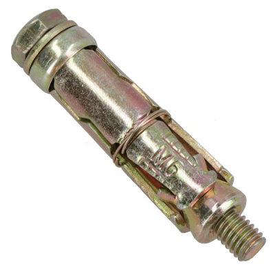 M6 6mm x 50mm Expansion Rawl Bolt for Masonry Sleeve Anchors Fastener 50pk