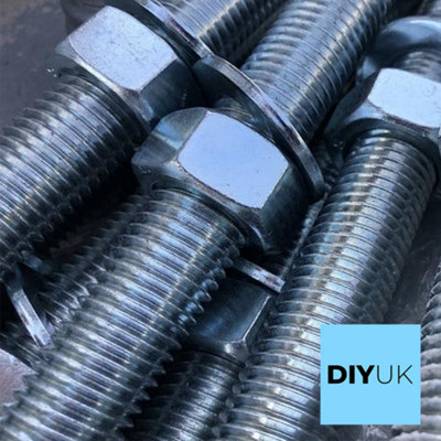 M6 (Pitch: 1.0) Fully Threaded Rod 1m (1000mm) Stud Bolts ( Pack of: 1 ...