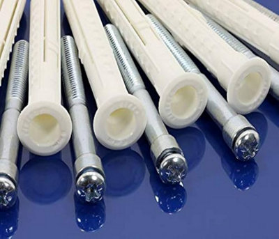 M6 Rigifix Dry Wall Anchor Fixings Heavy Duty TV Bracket Wall Plugs ...