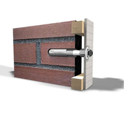 M6 Rigifix Dry Wall Anchor Fixings Heavy Duty TV Bracket Wall Plugs ...
