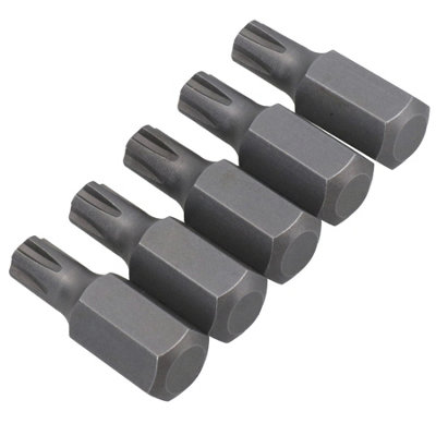 M7 Male Short (30mm) Ribe Bit 5 Pack With 10mm Hex End S2 Steel Bergen