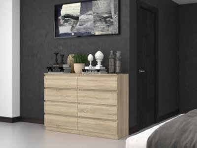 Sonoma oak chest of drawers store