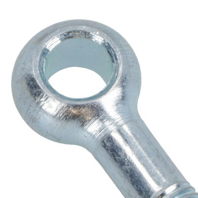 M8 40mm Eye Bolt Single Bolt Zinc Plated Threaded Rings DIN444 Catenary ...