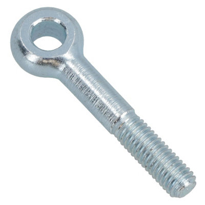 M8 50mm Eye Bolt Single Bolt Zinc Plated Threaded Rings DIN444 Catenary ...