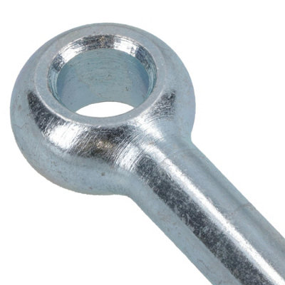 M8 80mm Eye Bolt Single Bolt Zinc Plated Threaded Rings DIN444 Catenary ...
