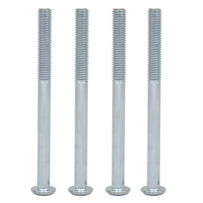 M8 8mm 110mm Long Furniture Connecting Bolts Hex Allen Key Flathead For ...