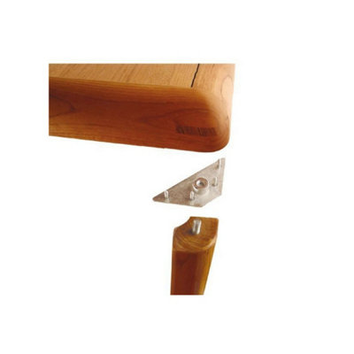 M8 8mm Triangular Heavy Duty Table Leg Feet Mounting Fixing Furniture ...