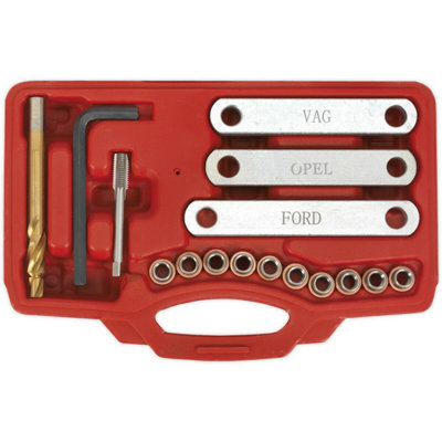 M9 x 1.25mm Brake Caliper Thread Repair Kit for Damaged Threads