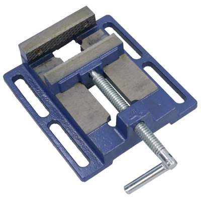 Machine Vice for Pillar Drill / Hand Clamp 4" (100mm) Vice | DIY at B&Q