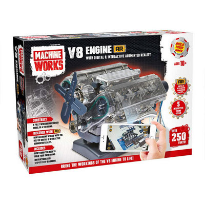 Machine Works Build Your Own V8 Engine Interactive Model Kit