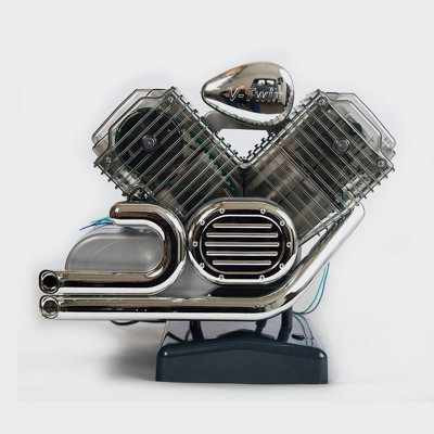 Machine Works V-Twin Engine Kit with Realistic Sounds & Lights
