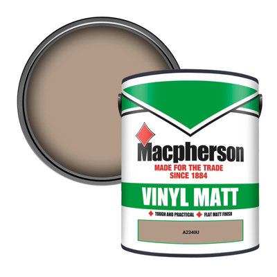 Macpherson Trade Walls & Ceilings Vinyl Matt Emulsion Paint (A2340U) 5L