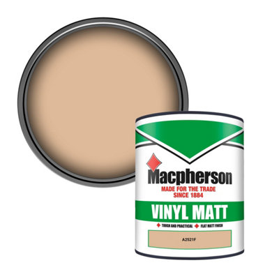 Macpherson Trade Walls & Ceilings Vinyl Matt Emulsion Paint (A2521F) 1L
