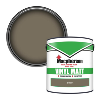Macpherson Trade Walls & Ceilings Vinyl Matt Emulsion Paint (B4150T) 2.5L