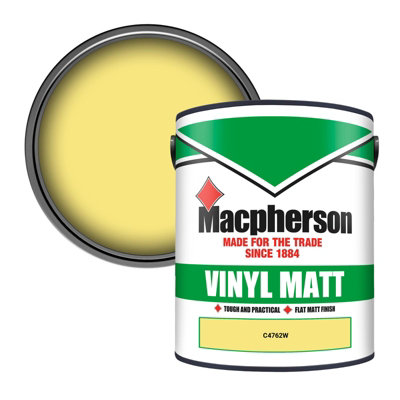 Macpherson Trade Walls & Ceilings Vinyl Matt Emulsion Paint (C4762W) 5L