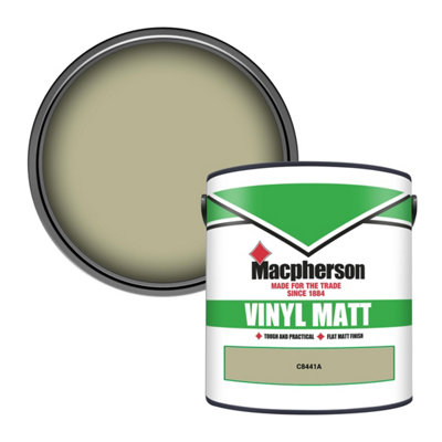 Macpherson Trade Walls & Ceilings Vinyl Matt Emulsion Paint (C8441A) 2.5L