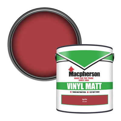 Macpherson Trade Walls & Ceilings Vinyl Matt Emulsion Paint Ignite ...
