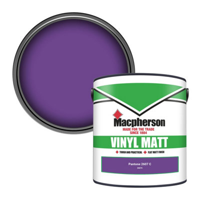 Macpherson Trade Walls & Ceilings Vinyl Matt Emulsion Paint Pantone ...