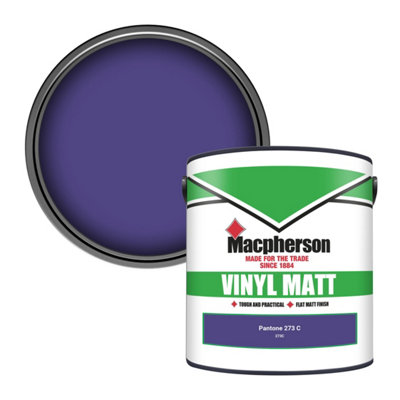Macpherson Trade Walls & Ceilings Vinyl Matt Emulsion Paint Pantone 273 ...
