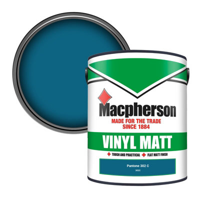 Macpherson Trade Walls & Ceilings Vinyl Matt Emulsion Paint Pantone 302 ...
