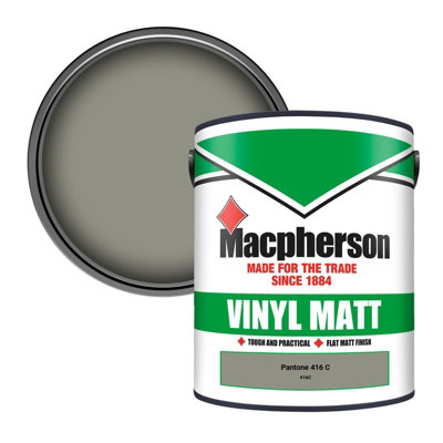 Macpherson Trade Walls & Ceilings Vinyl Matt Emulsion Paint Pantone 416 ...