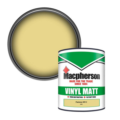 Macpherson Trade Walls & Ceilings Vinyl Matt Emulsion Paint Pantone 459 ...