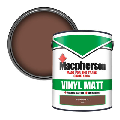 Macpherson Trade Walls & Ceilings Vinyl Matt Emulsion Paint Pantone 483 ...