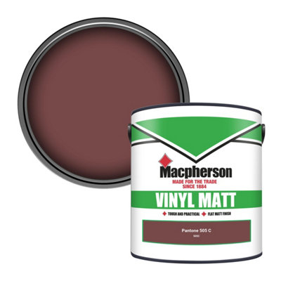 Macpherson Trade Walls & Ceilings Vinyl Matt Emulsion Paint Pantone 505 ...