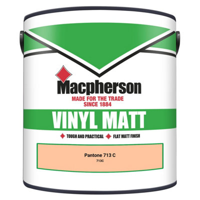 Macpherson Trade Walls & Ceilings Vinyl Matt Emulsion Paint Pantone 713 ...