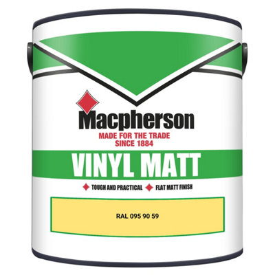 Macpherson Trade Walls & Ceilings Vinyl Matt Emulsion Paint RAL 095 90 ...