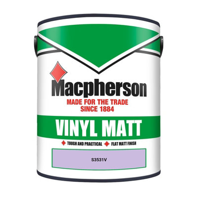 Macpherson Trade Walls & Ceilings Vinyl Matt Emulsion Paint (S3531V) 5L