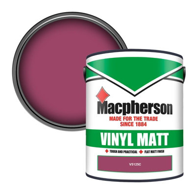Macpherson Trade Walls & Ceilings Vinyl Matt Emulsion Paint (V5125C) 5L