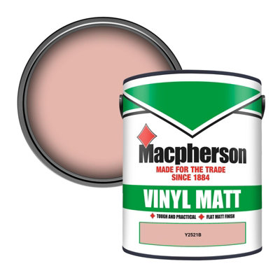 Macpherson Trade Walls & Ceilings Vinyl Matt Emulsion Paint (Y2521B) 5L