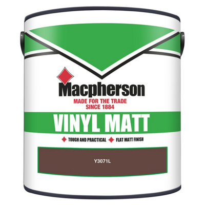 Macpherson Trade Walls & Ceilings Vinyl Matt Emulsion Paint (Y3071L) 2.5L