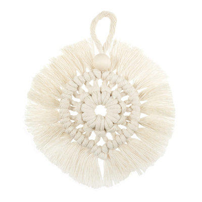 MACRAME KIT WREATH - Macram Kit: Decoration: Wreath: Natural - Trimits