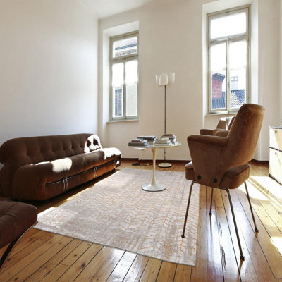 Mad Men Jacob's Ladder 8928 Central Yellow Rug by Louis De Poortere ...