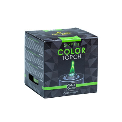Made in Colors Green Smoke Odour-Free Wind Resistant Stable Flame ...