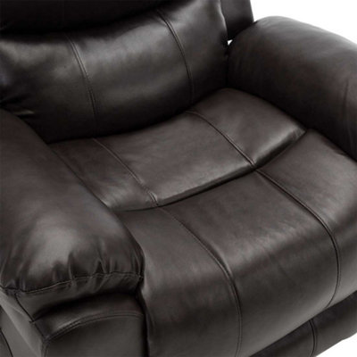 Madison Dual Motor Electric Riser Rise Recliner Bonded Leather Armchair ...