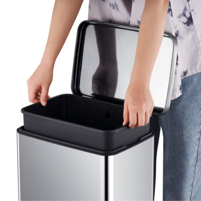 Madison Step Bin Stainless Steel 30L