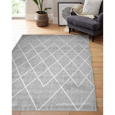 Maestro Collection Berber Design Rug in Grey 3649 WS55