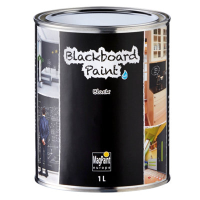 Mag Paint Blackboard Paint Black - 1 Litre | DIY at B&Q